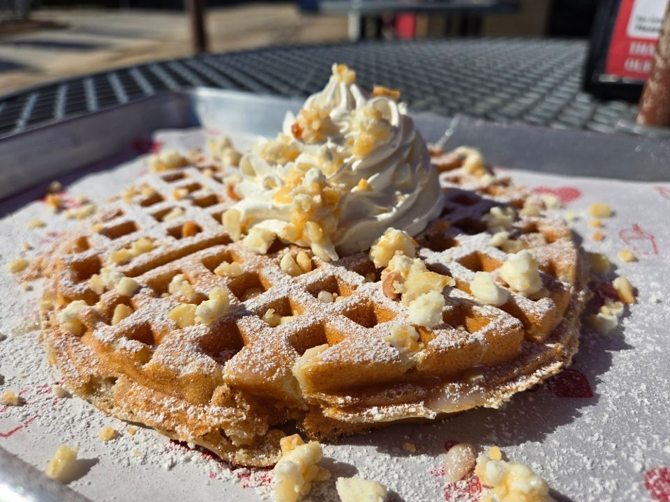 Houston Heights - HOT Honey Chicken and Waffle Sandwich