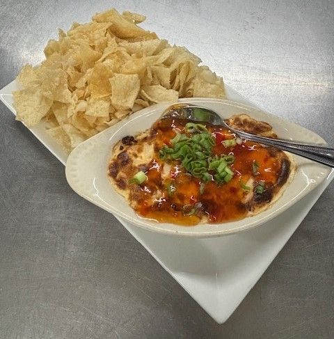 Elmhurst Grille Oskaloosa - Blue Cheese Buffalo Burger