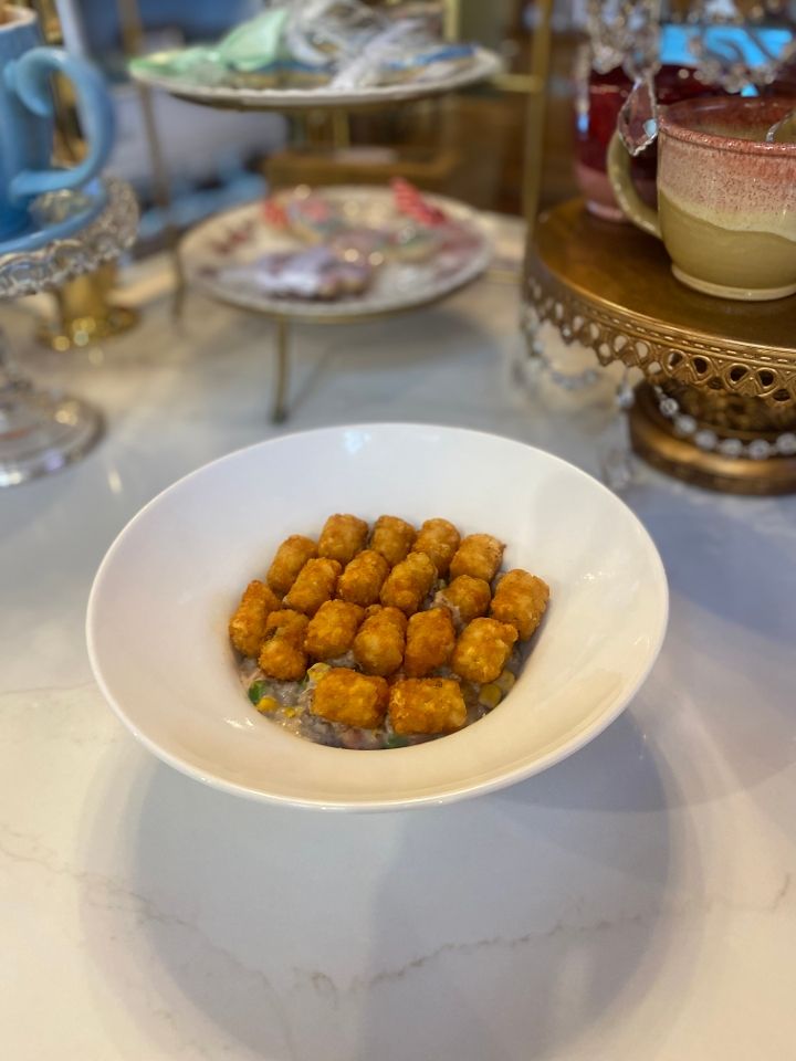 The Mad Hatter Restaurant & Tea House - Spring Pea & Cheddar Phyllo Cup (1 dozen)