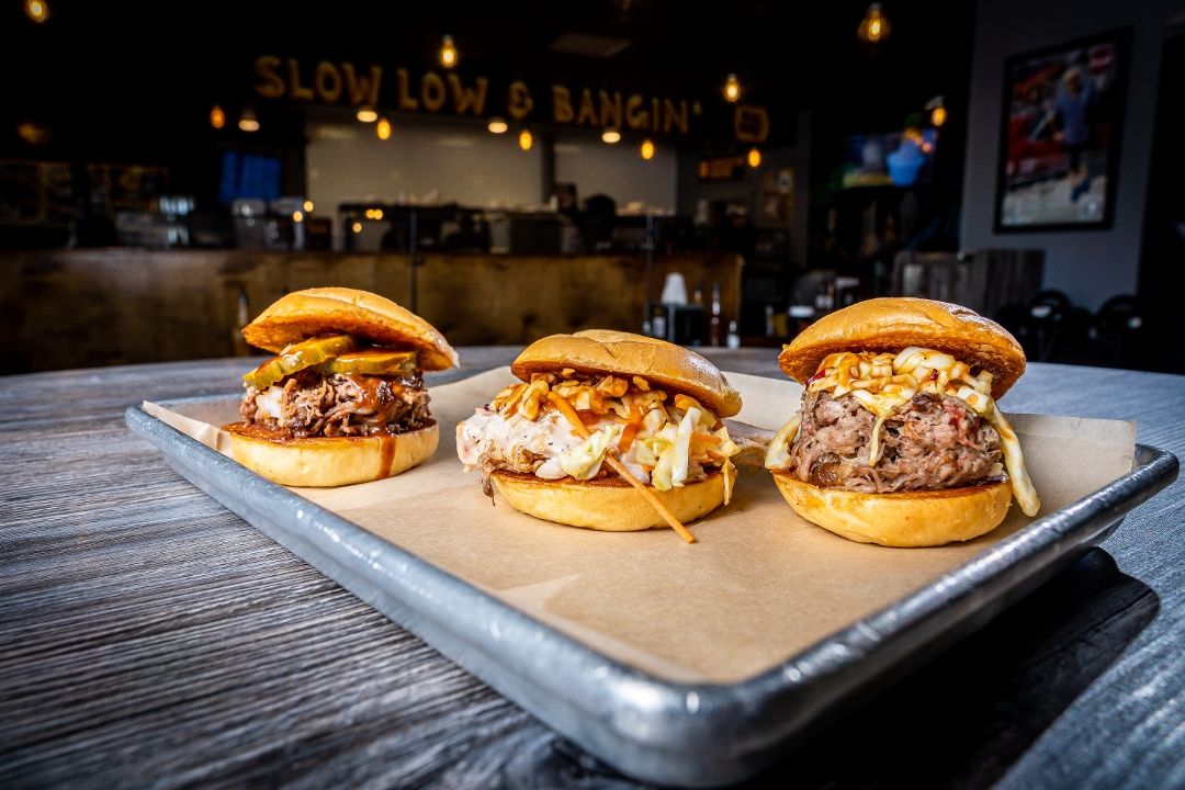 SLAB SLIDER TRIO | SLAB BBQ & Beer