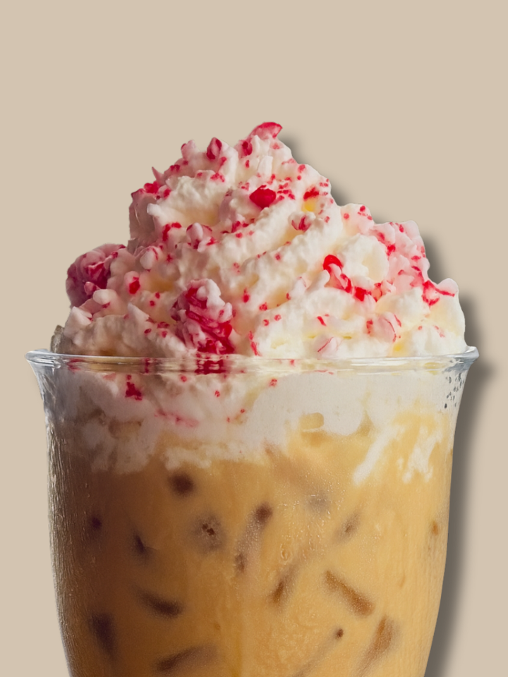 Large Iced Candy Cane | Lasaters Coffee & Tea