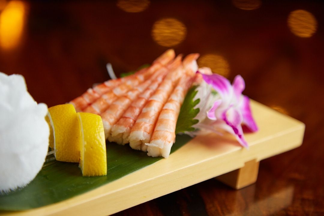 Sashimi Shrimp | The Blue Fish
