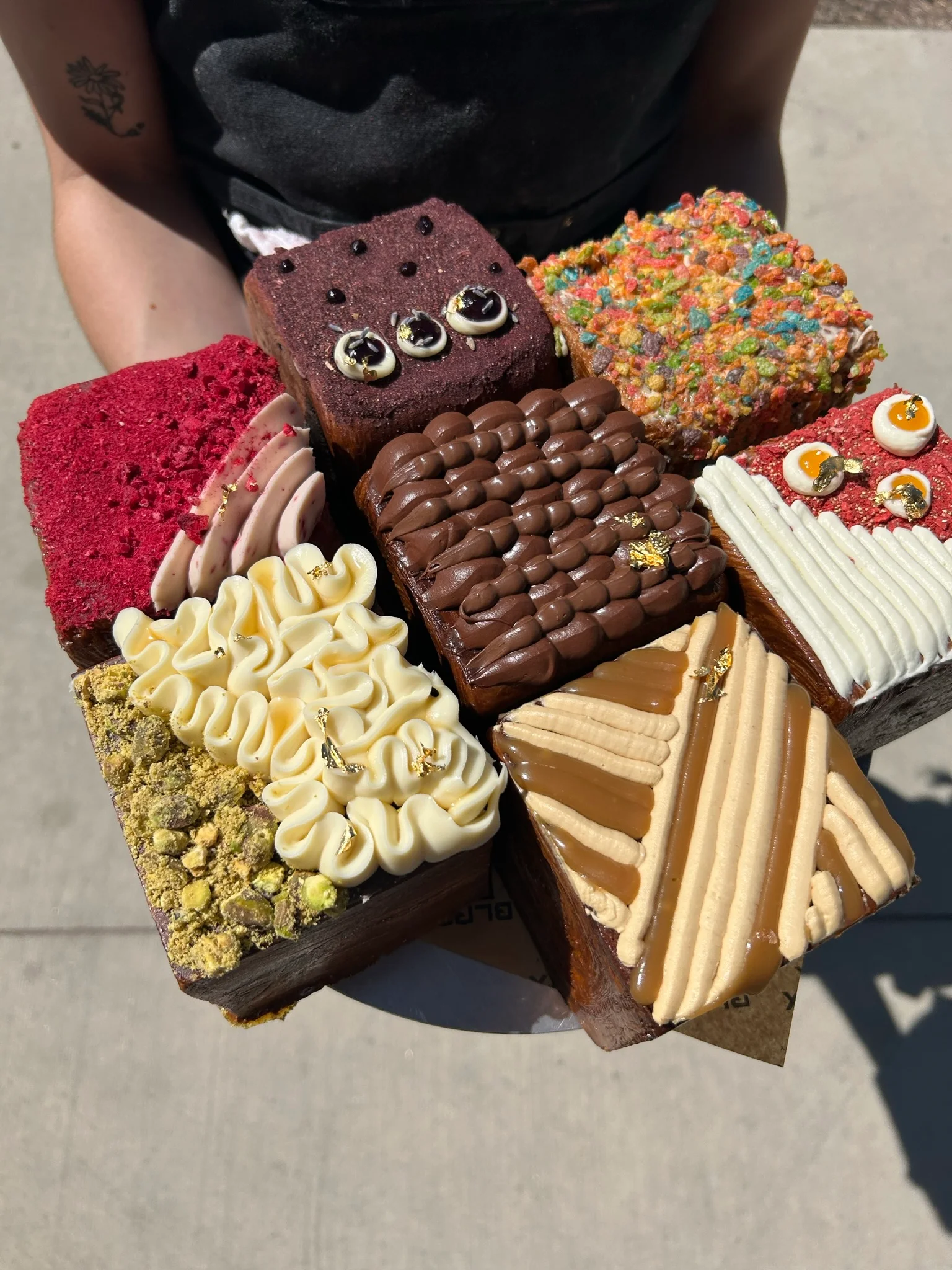 Black Box Bakery - The Cube Birthday Cake