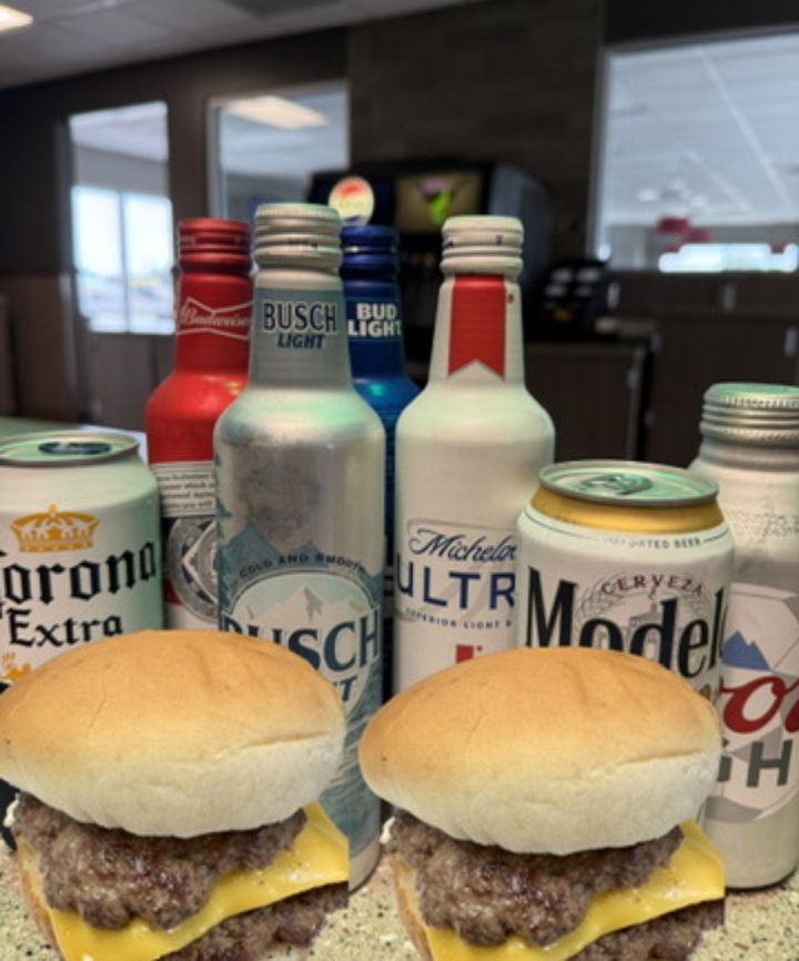 Bull Market. 527 East US 20 - THREE Parm Peppercorn Burgers