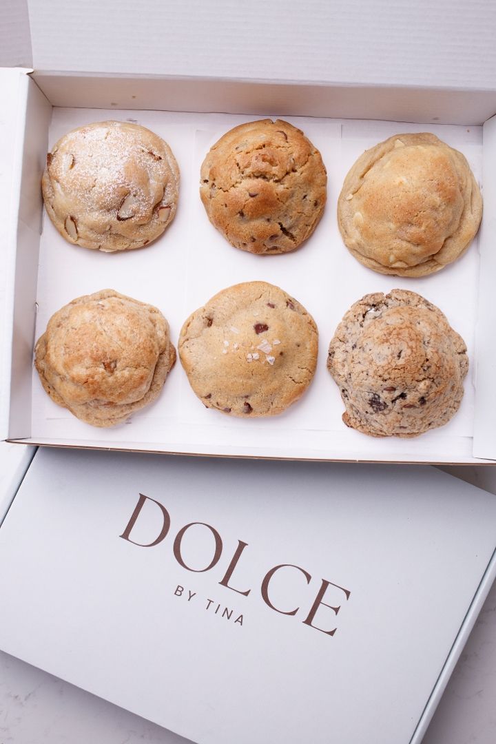 Dolce by Tina • Irvine Pickup - Box of 4 Cookies