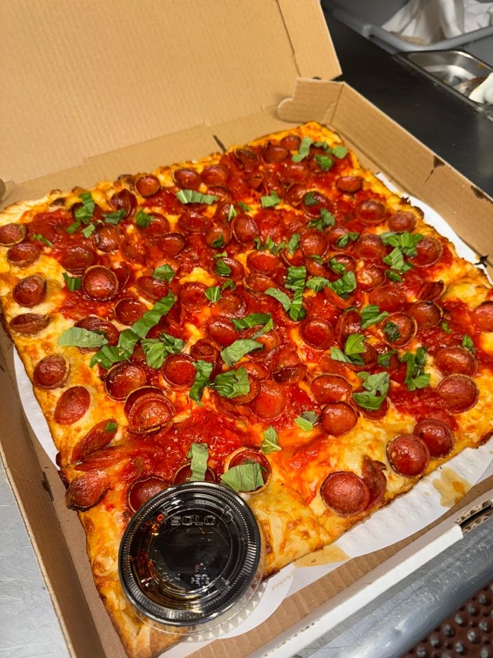 Famiglia Pizzeria Modern Italian Kitchen - Square Drunken Grandma Pizza ...