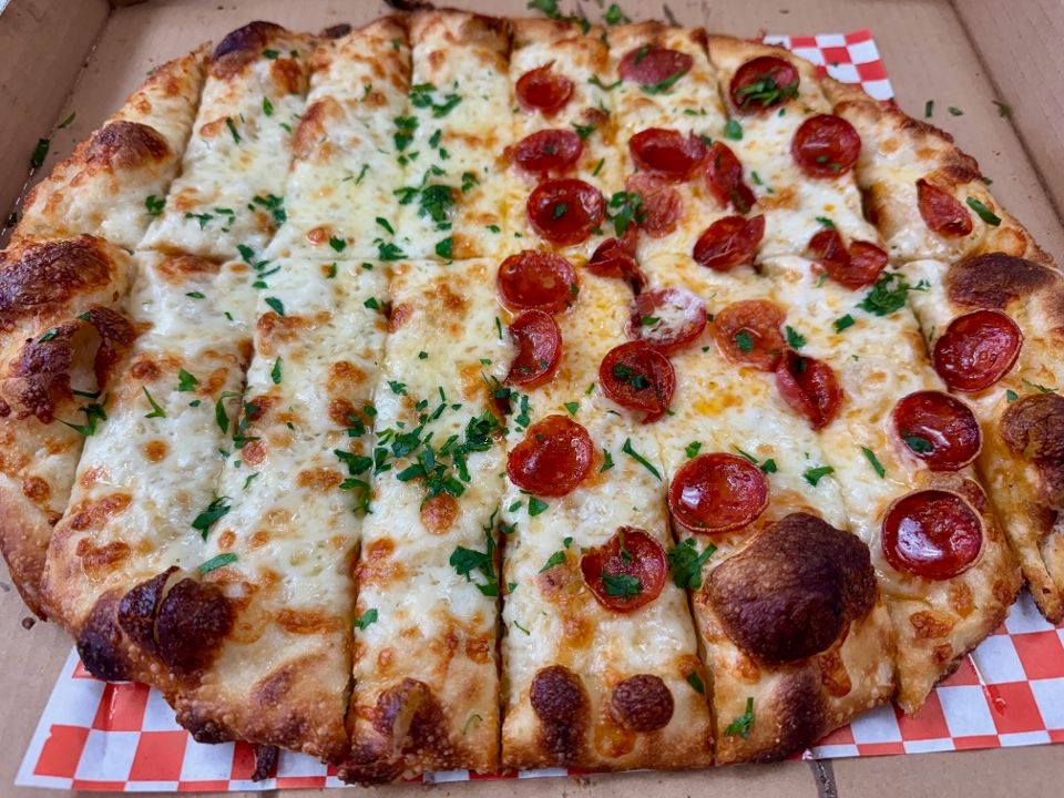 Gaaaahlic Cheese Bread | Johnny’s NY Pizzeria