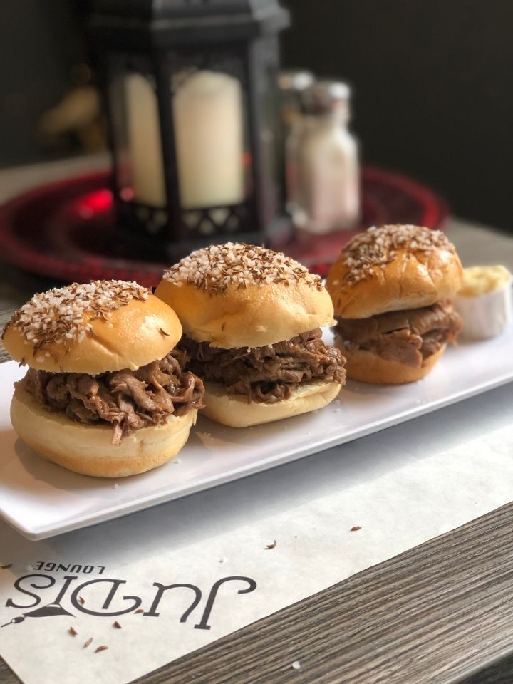 Judi's Lounge - French Onion Roast Beef Melt