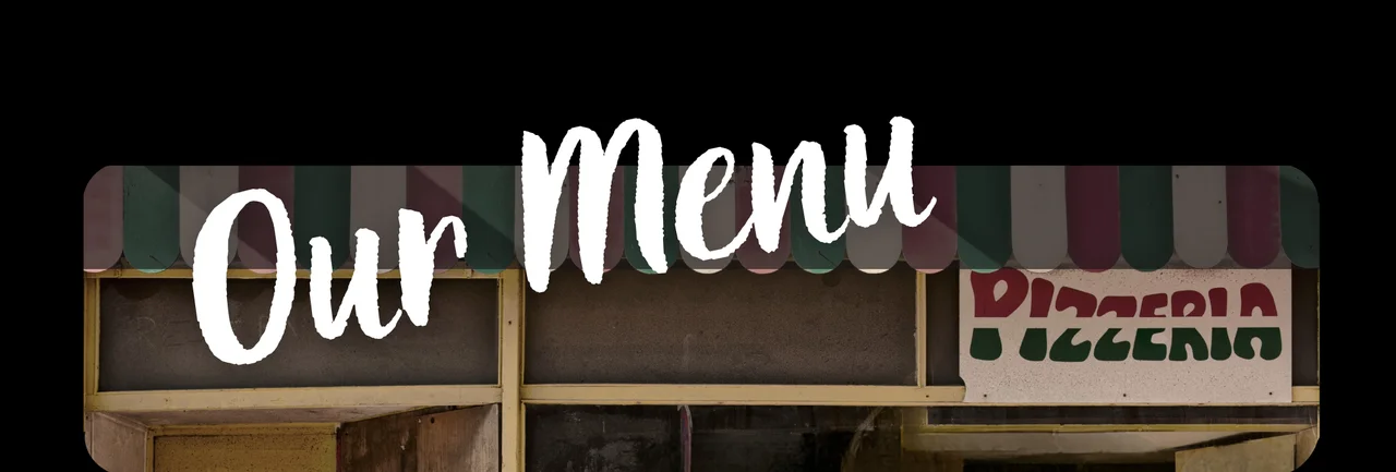 Peppino's Pizza & Pasta - menu