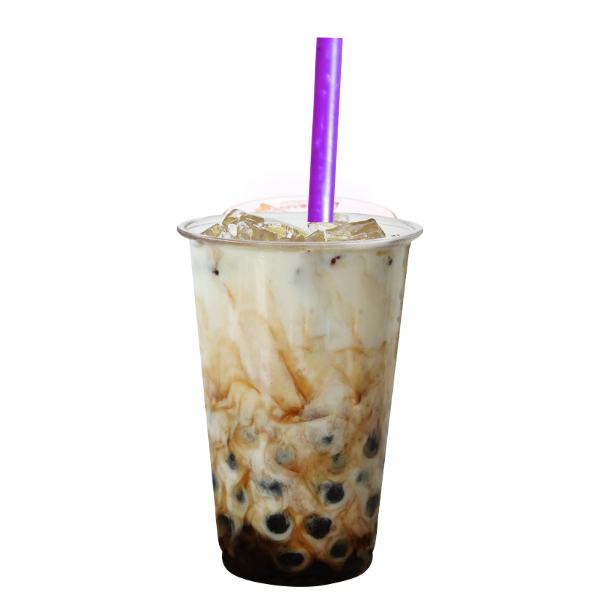 vanilla milk bubble tea