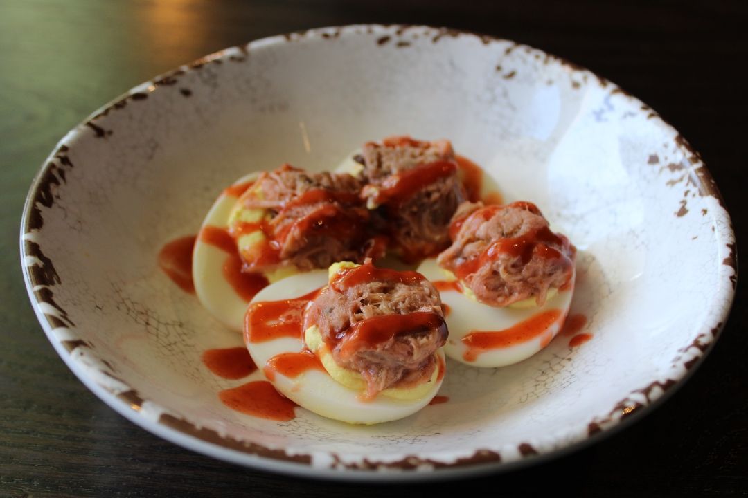 CBQ - PULLED PORK DEVILED EGGS