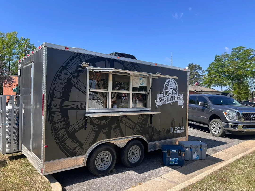 Pistol’s Flaming Grill (set up at Shoals Hospital) - Hamburger Steak Plate