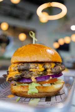 OMG! Burger Galleria - $7 Classic Cheese Burger and Fries
