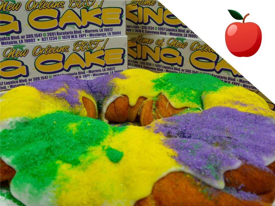 # 7 Belle Chasse Hwy - Med Traditional Baked King Cake