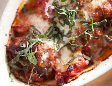 Blue Line Pizza (Mountain View) - Spinach and Butternut Squash Salad ...