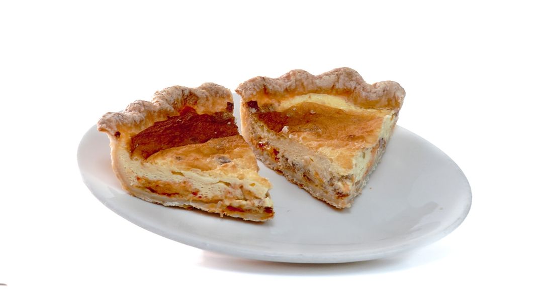 Monuts - Poblano, Onion, Potato, Queso & Cilantro Quiche (2 slices)