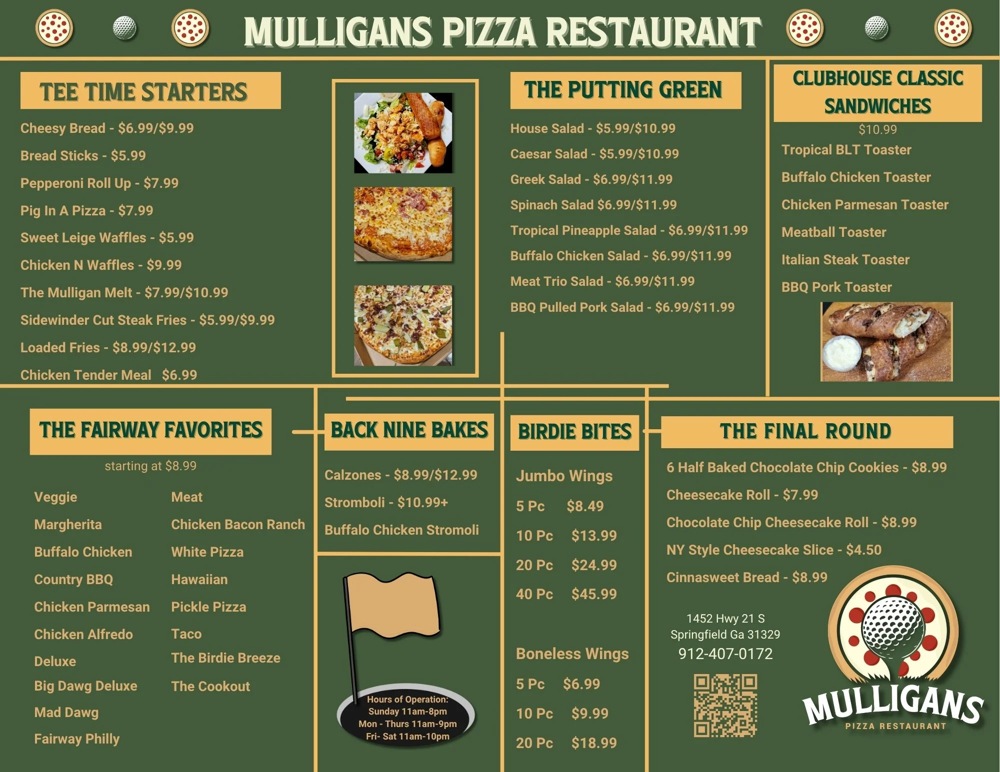 Mulligans Pizza Restaurant