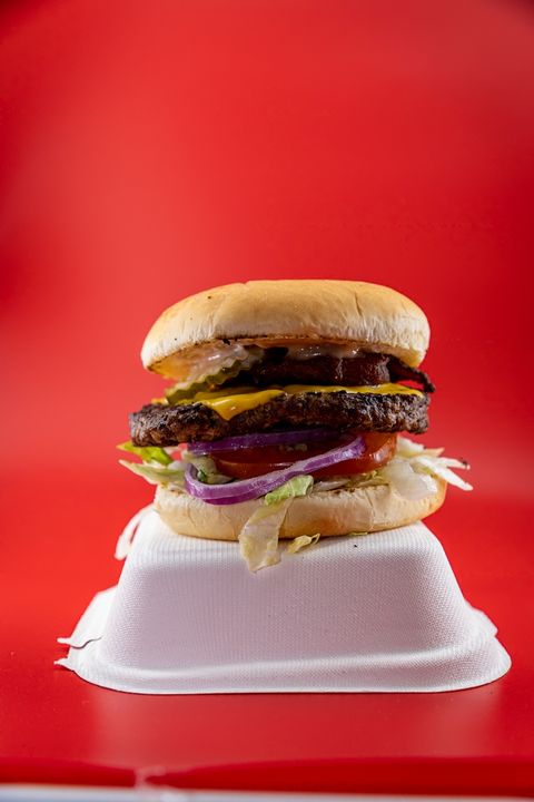 Stoopid Burger 2039 Lloyd Center - Big Azz Crispy Meat Burrito & Fries