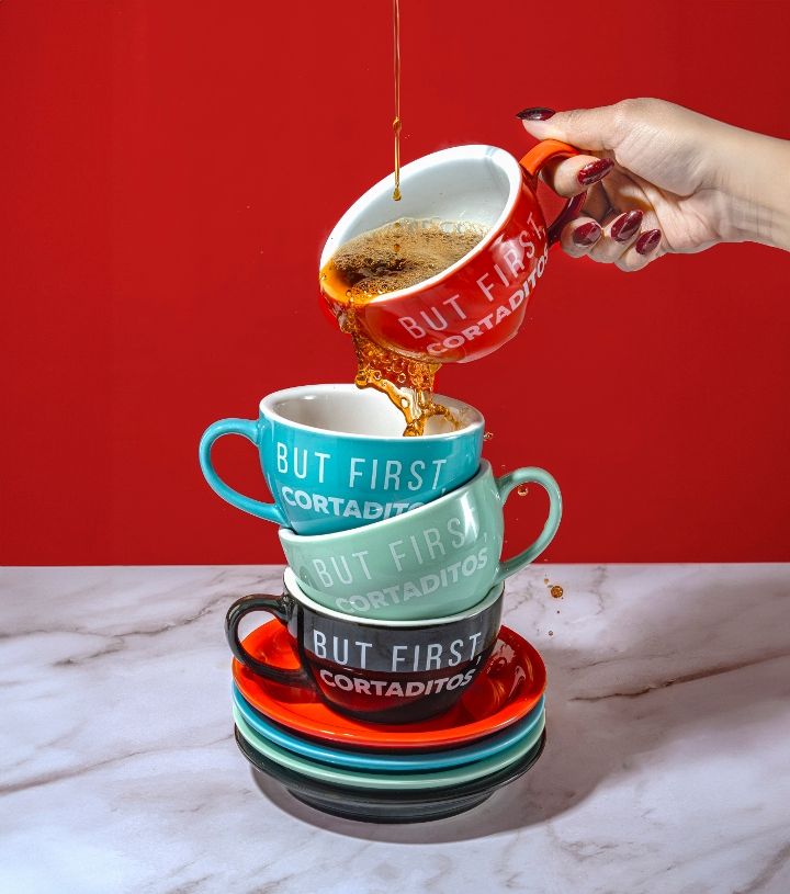 Café Con Leche Tacita Set | Cortaditos