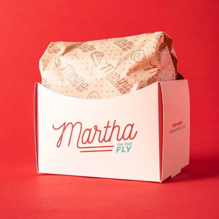 Martha On The Fly - Fried Chicken Taco Sandwich