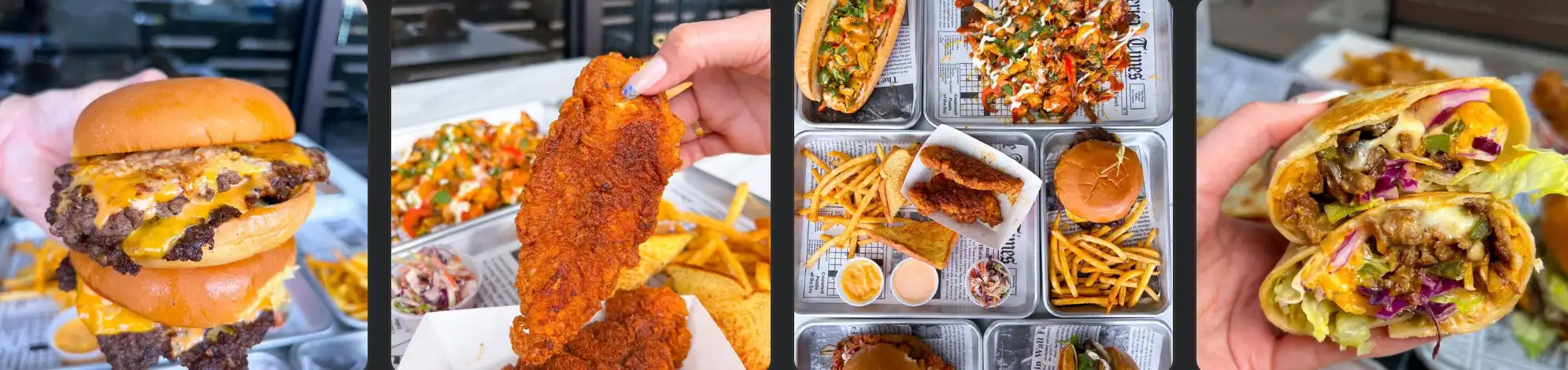 OMG! Burger Sugar Land - Nash Me Up Sliders (Hawaiian Bun with Fries)