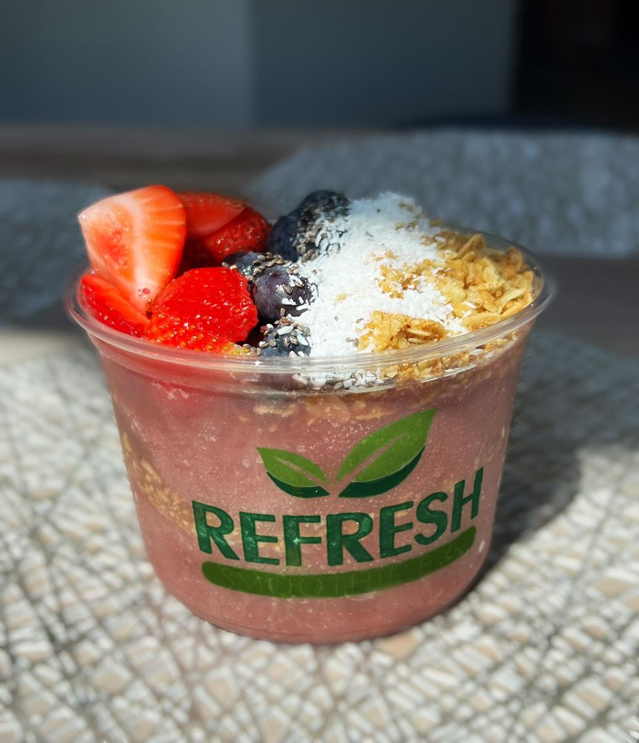 Refresh Smoothie Bar - Gates 3035 Buffalo Road - Sunrise Açai Bowl
