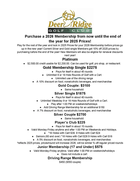 Deer Ridge Golf Club