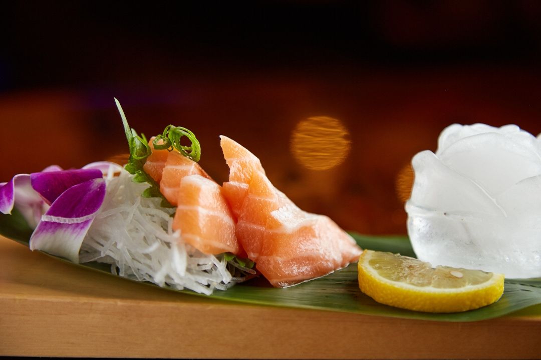 Sashimi Salmon Belly | The Blue Fish