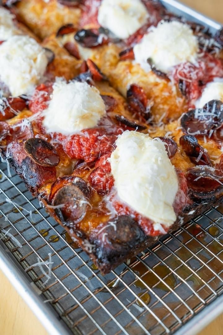 Blue Square Pizza | Toast