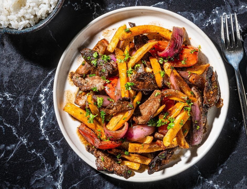 Union Station Cafe - Beef Tenderloin Lomo Saltado