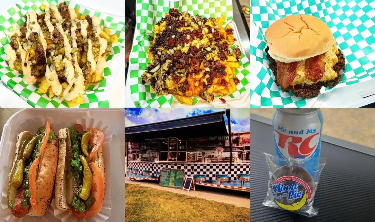 Phat Patty's Food Truck - FRIED BOLOGNA SAMMICH W/C