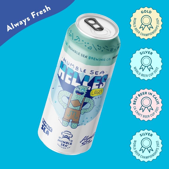 Humble Sea Brewing Santa Cruz - (16oz Can) Shredward Scissorhands