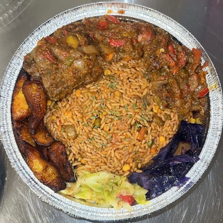 AfroEatz - Authentic Liberian Food - Peanut Butter Soup + Rice