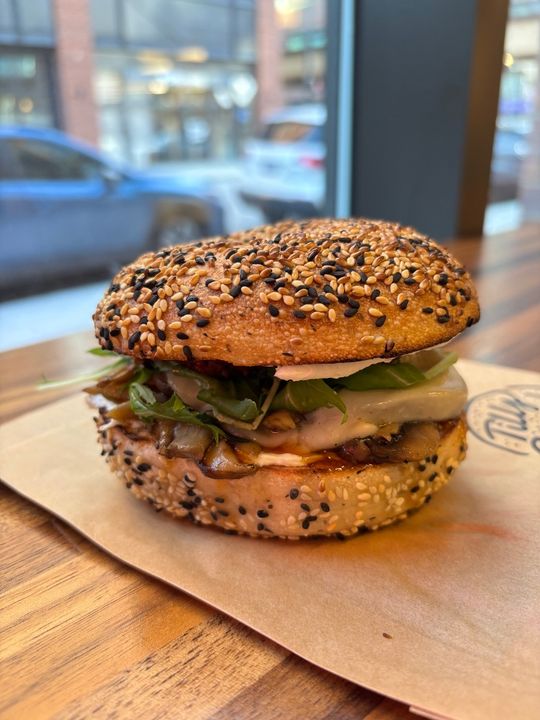 Tilly Bagel Shop - South Loop - SPECIAL - Strawberry Hojicha