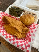 JW's Fish and Biscuits - 5 PC wings and waffle