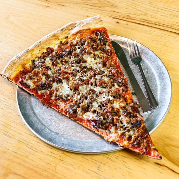Slice - Meaty McMeatface Pizza | Lazy Moon