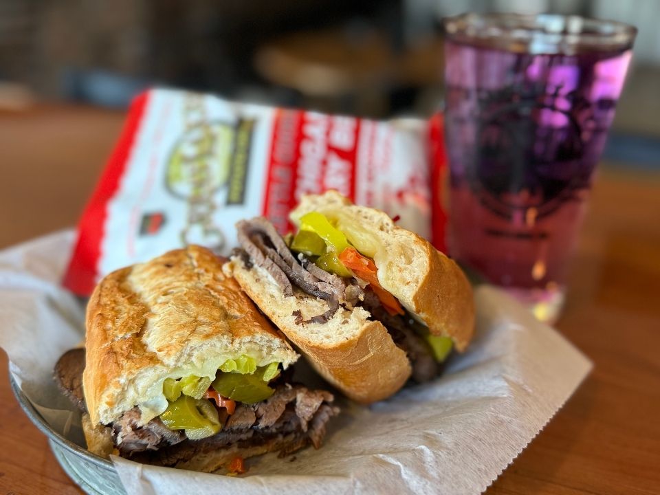 ConfluxCity Brewing Company - Spicy Italian Beef Sandwich