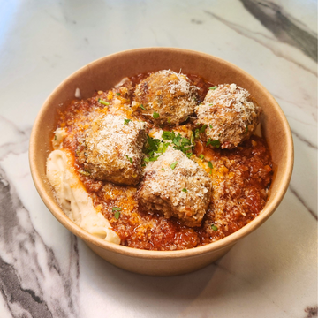 Zesty Olives - The Gladiator (Bolognese +Meatballs) Pasta