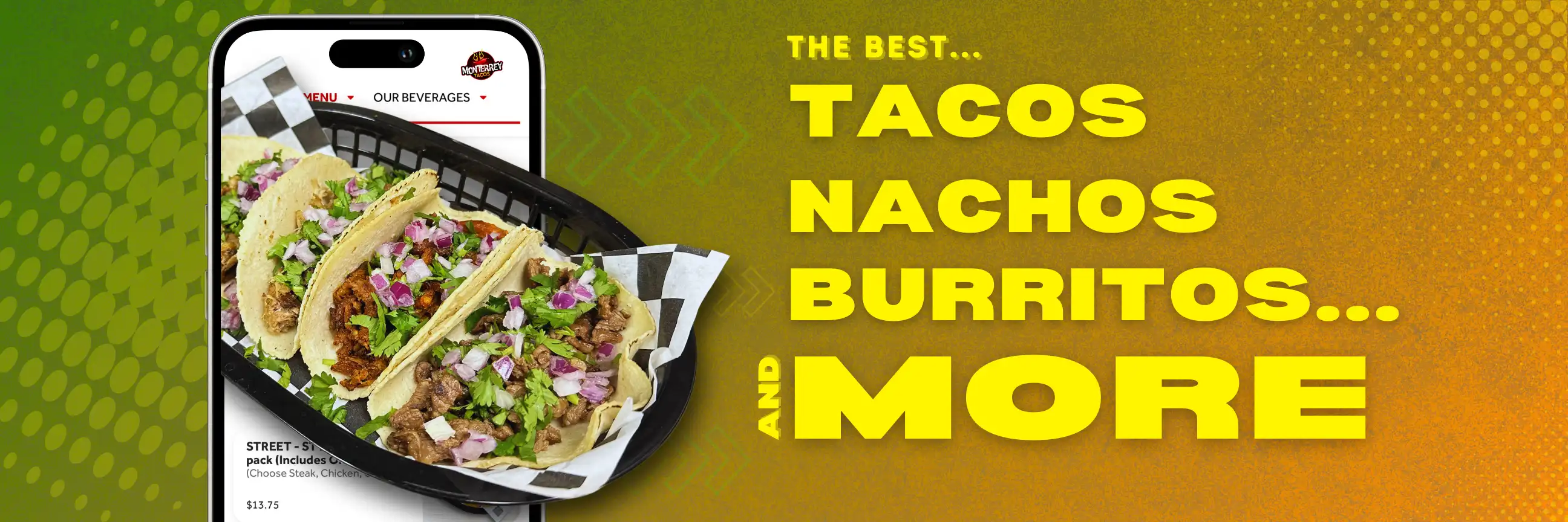 MONTERREY TACOS™ - CHIPS & QUESO CHEESE