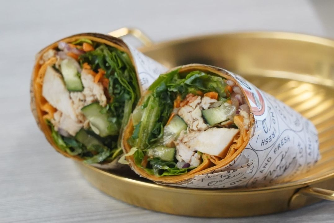 Sip And Stack - Teriyaki Chicken Wrap