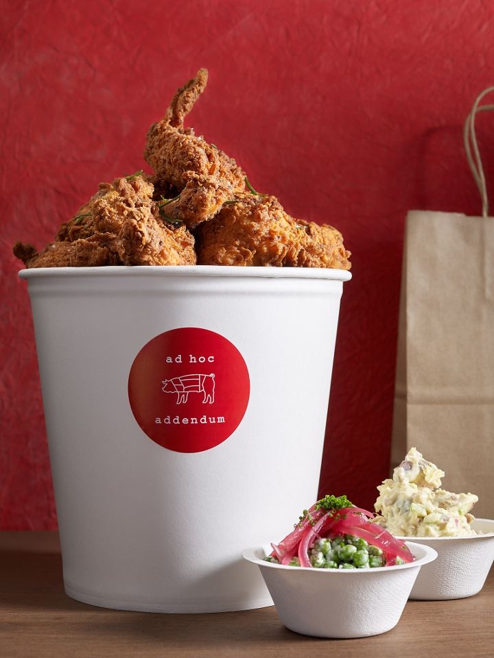 Ad Hoc + Addendum - Small Bucket of Fried Chicken