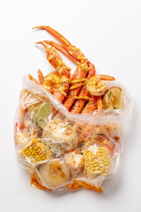 Food Truck Military - Mr. Shrimp - Boil in a Bag - Crab