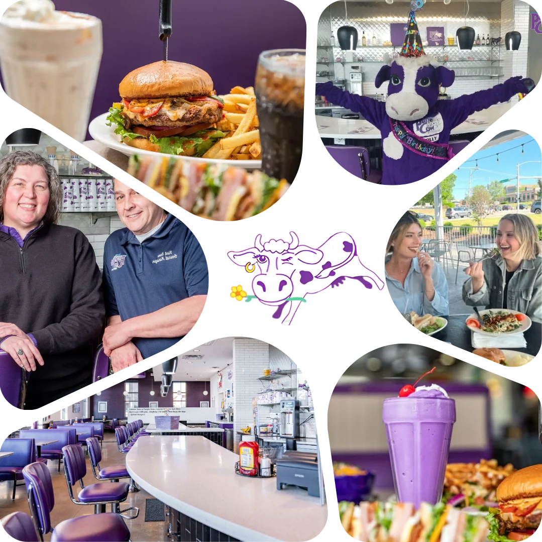 The Purple Cow | Classic American Diner Chain in Little Rock, Arkansas