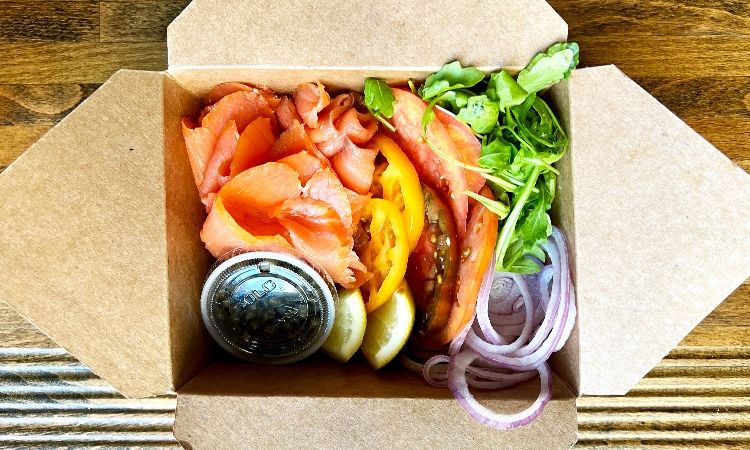 Gotham Bagels South Loop - Bagel and Cream Cheese