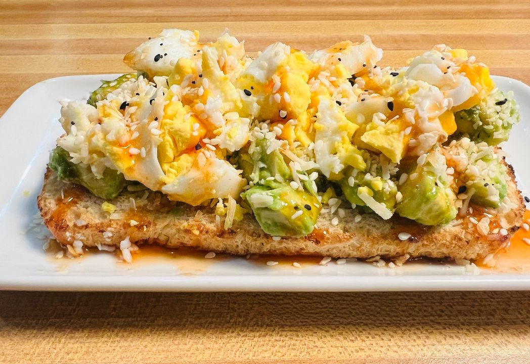 AVO GRATED EGG TOAST | Rusty Rooster Cafe