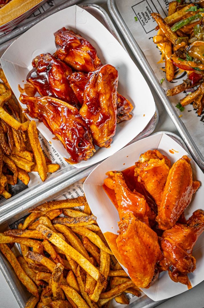 OMG! Burger Spring - 5Pc Wings + Fries