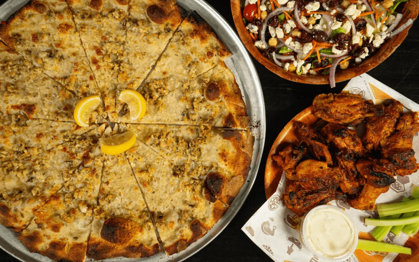 Fresh Tomato & Basil Pizza Flat | Ah-Beetz New Haven Pizza