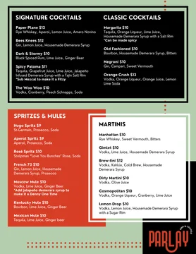 Menus