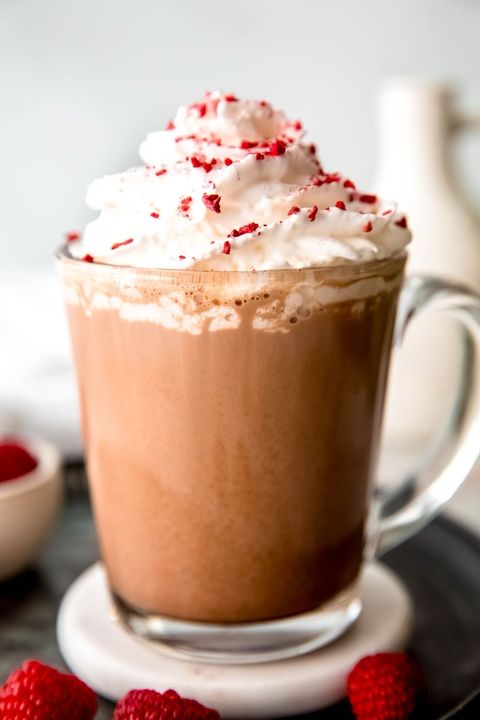 white raspberry mocha