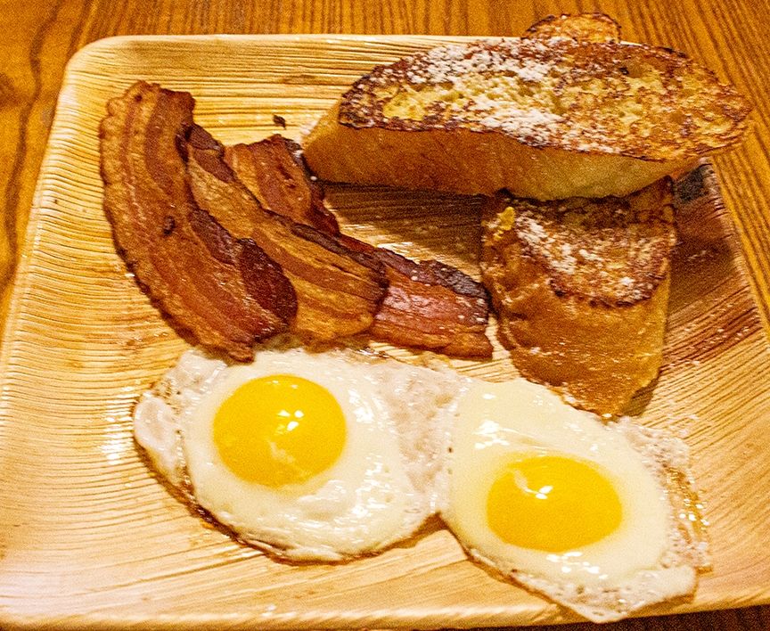 Scaturo's Baking Company and Cafe - Caramel Cinnamon Chip Pancakes